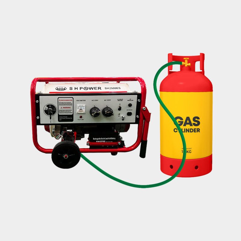 SH POWER 2.2KW Dual Fuel Generator SH2500ES-DF | SH SERVICE